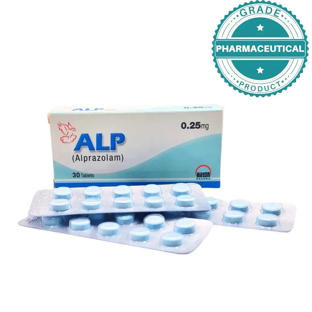 ALP TABLET (ALPRAZOLAM) 0.25mg PACK OF 30 TABLETS - Derma.pk