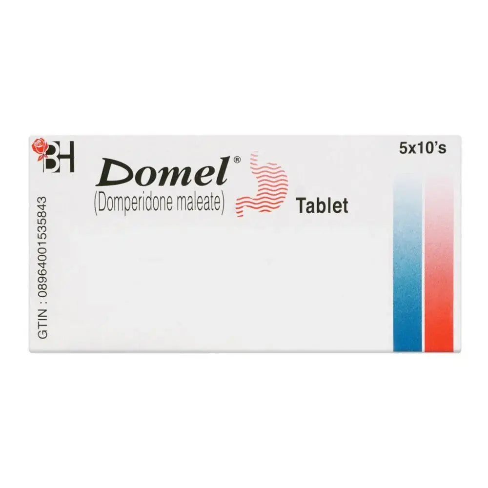 Domel Tablets 10mg for Nausea & Vomiting Relief - Derma.pk