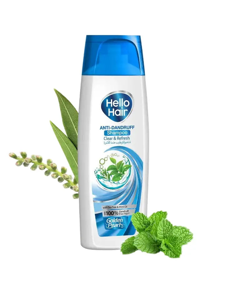 Hello Hair Dandruff Control Shampoo Clean Scalp & Flake-Free Hair ...