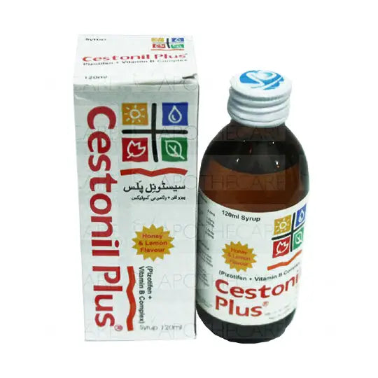 Cestonil Plus 120ml – Syrup for Migraine & Appetite Stimulation – Derma.pk