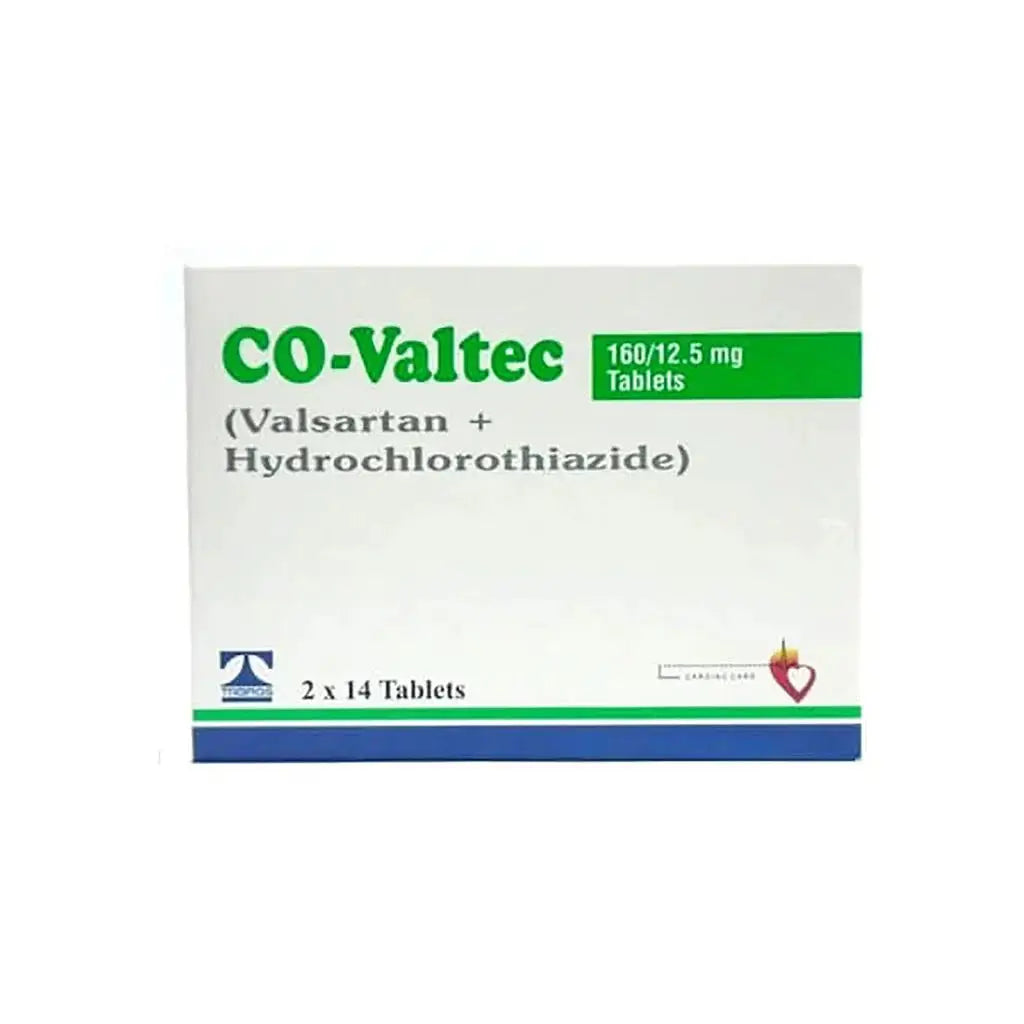 Co Valtec 160/12.5mg Tablet – Blood Pressure & Heart Protection – Derma.pk