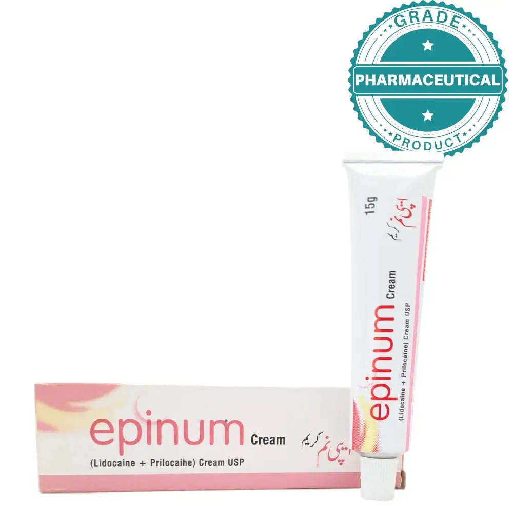 EPINUM CREAM (LIDOCAINE PRILOCAINE) 30gram - Derma.pk