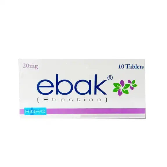 Ebak 20mg Tablet – Ebastine Antihistamine for Allergy & Urticaria ...