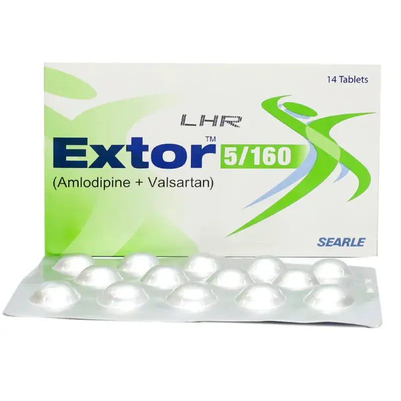 Extor Tablets 5mg/160mg – Buy Online at Derma.pk