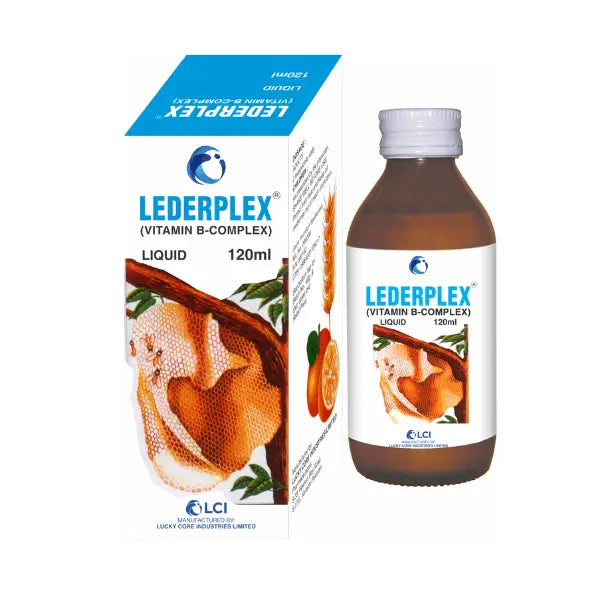Lederplex Syrup 120ml Vitamin B Complex Supplement - Derma.pk