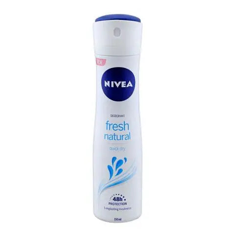 Nivea 48H Fresh Natural Quick Dry Deodorant Spray 150ml – Derma.pk