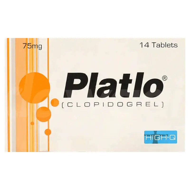 Platlo 75mg Tablet – Heart Attack, Stroke & Blood Clot Prevention ...