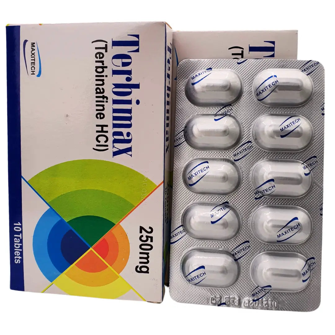 TERBIMAX 250mg Tablets (Terbinafine) - Effective Treatment for Fungal ...
