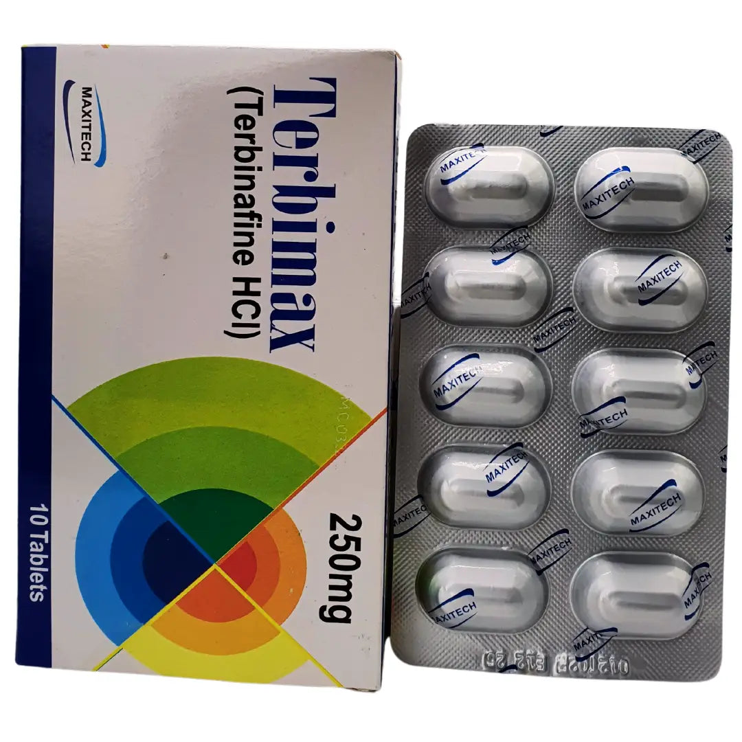 TERBIMAX 250mg Tablets (Terbinafine) - Effective Treatment for Fungal ...