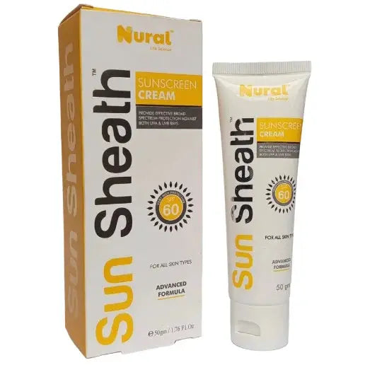 Nural Life Science Sun Sheath SPF 60 Sunscreen Cream - - Derma.pk
