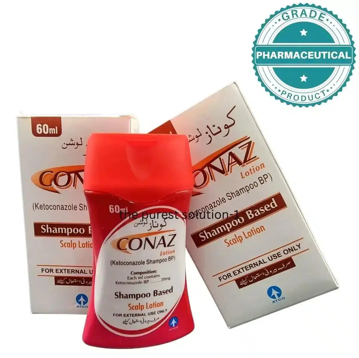 CONAZ SHAMPOO BASED SCALP LOTION 60ml - Derma.pk