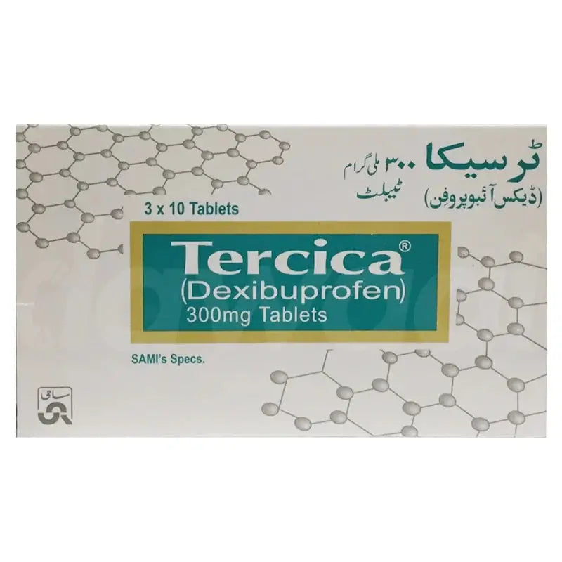 Tercica 300mg Tablet – Dexibuprofen for Severe Pain and Inflammation ...